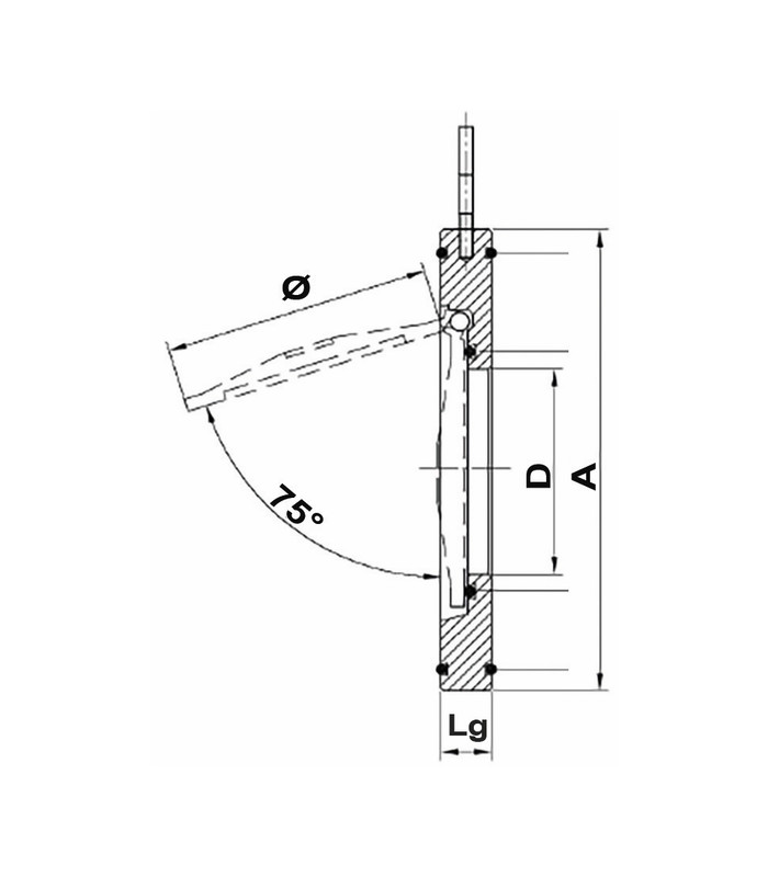110271 DIFF – Thermcross : Clapet simple battant sandwich acier inox ...